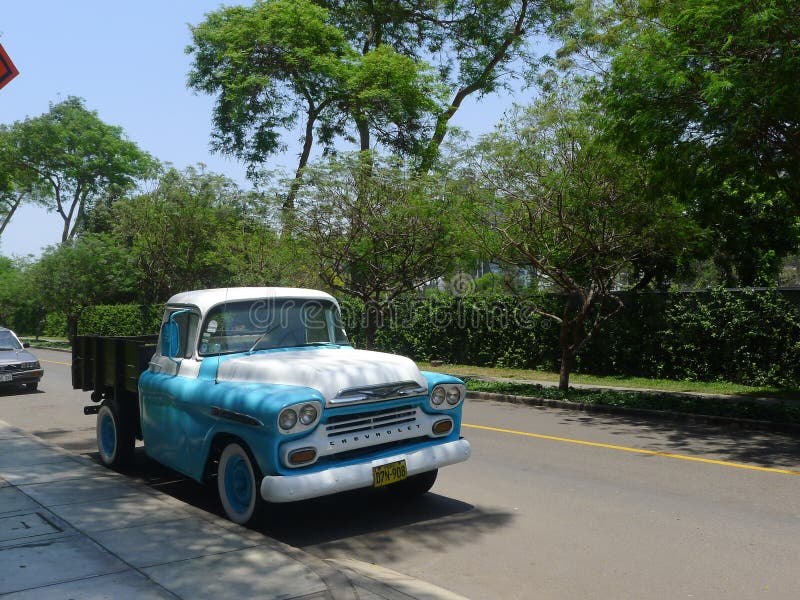 Chevrolet Apache Pick UP in San Isidro, Lima Editorial Photo - Image of ...