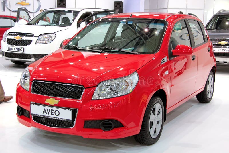 Chevrolet Aveo editorial photography. Image of industry - 37460332