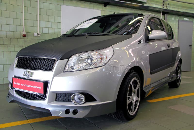 Chevrolet Aveo LS tuning editorial stock image. Image of expensive ...