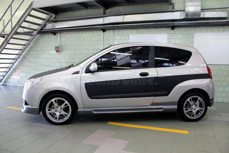 Chevrolet Aveo LS tuning editorial image. Image of motorcar - 37456815