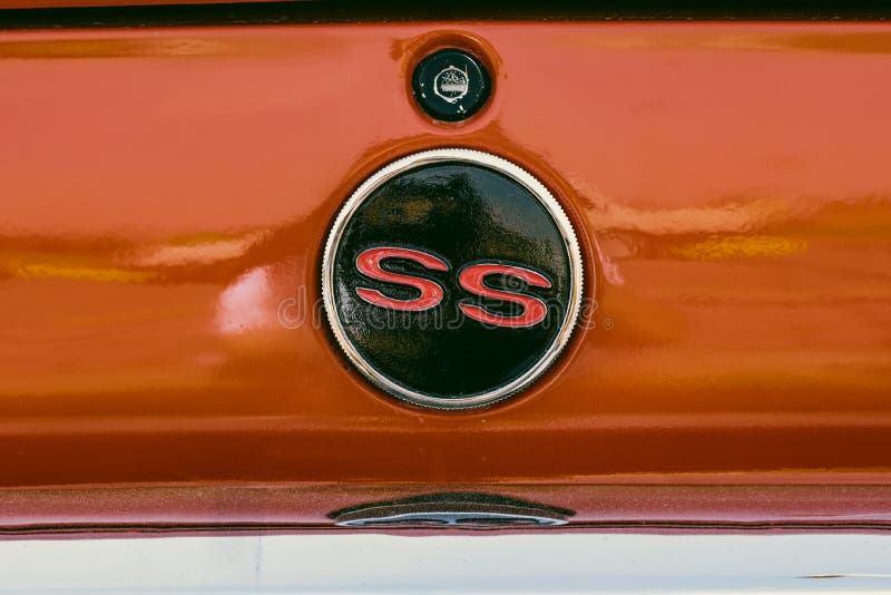 Chevrolet Camaro RS 1967 Vintage Editorial Stock Image - Image of logo ...