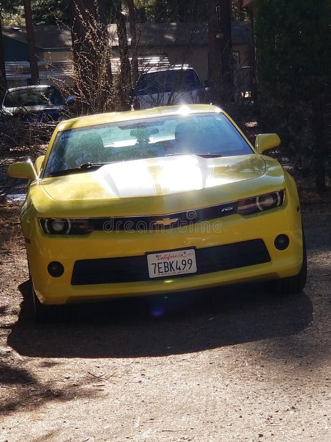 Chevrolet Camaro V-6 New Fast Editorial Photography - Image of ...