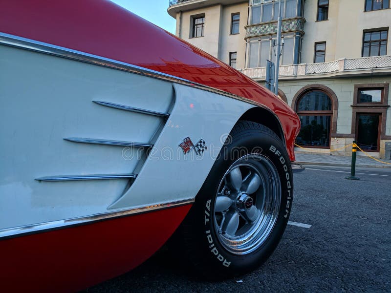 Chevrolet Corvette BF Goodrich Red Moscow 2019 White Editorial ...