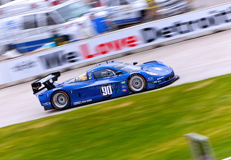 Chevrolet Corvette Detroit Grand Prix Editorial Stock Photo - Image of ...