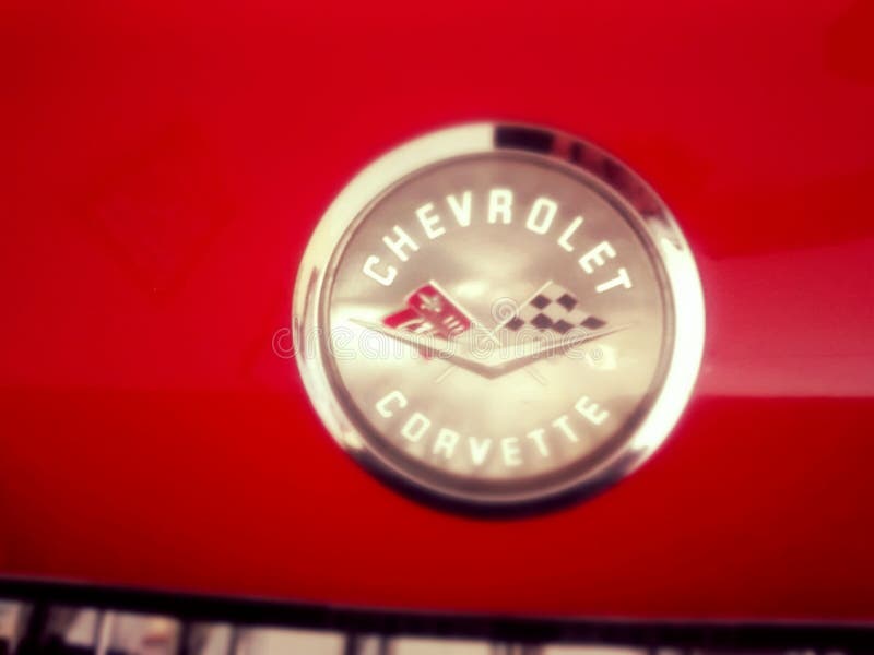 Chevrolet corvette logo editorial image. Image of logo - 49234120