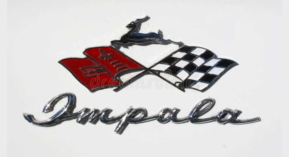 Chevrolet Impala Badge and Chrome Script Editorial Photo - Image of ...