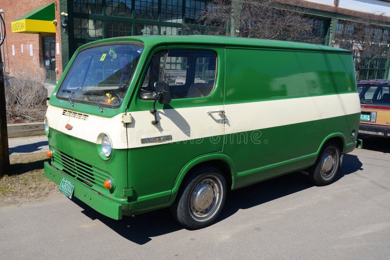 Chevrolet 1964 Van fotografía editorial. Imagen de frente - 30580882