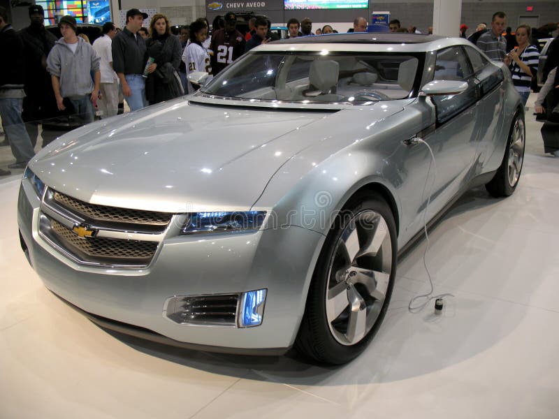 Chevrolet Volt Concept Car editorial photography. Image of electric ...