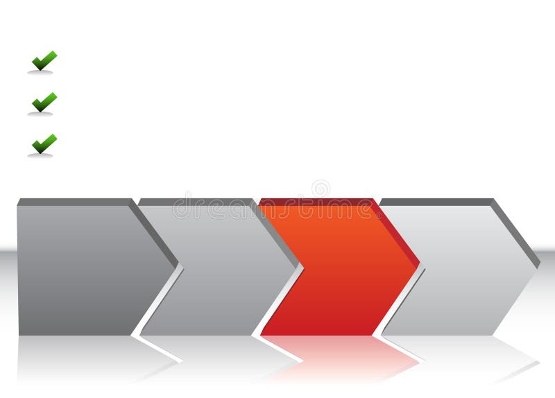 Chevron Arrow Chart stock vector. Illustration of icon - 15034203