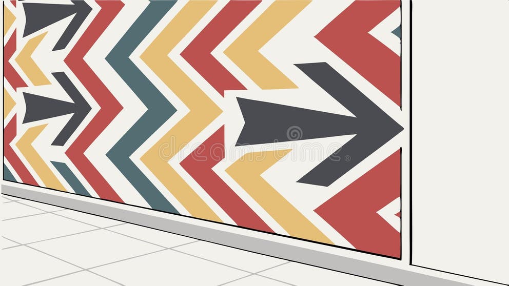 Chevron Arrow Pattern, Bold Vector Background Design. Vector Design ...