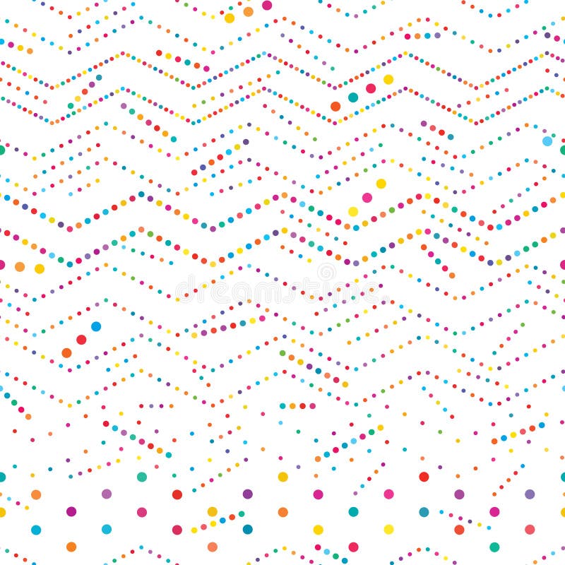Chevron Colorful Draw Line Pattern Stock Vector - Illustration of crazy ...