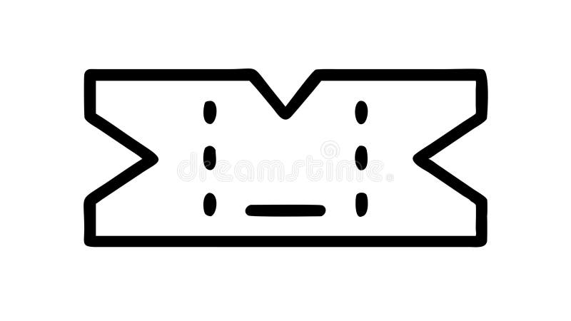 Chevron or Fold Lines Icon Vector Illustration, Vector Design ...