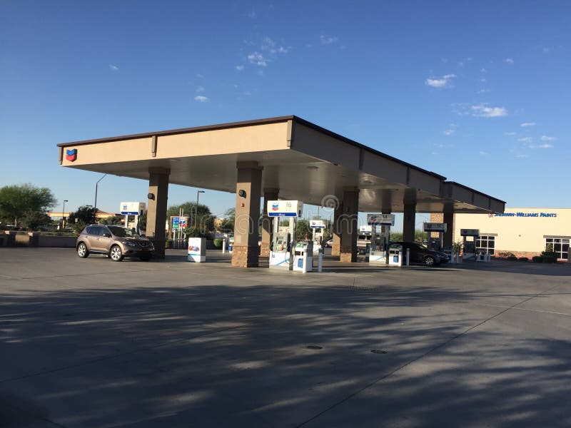 Chevron Gas Station editorial photo. Image of looking - 79209846