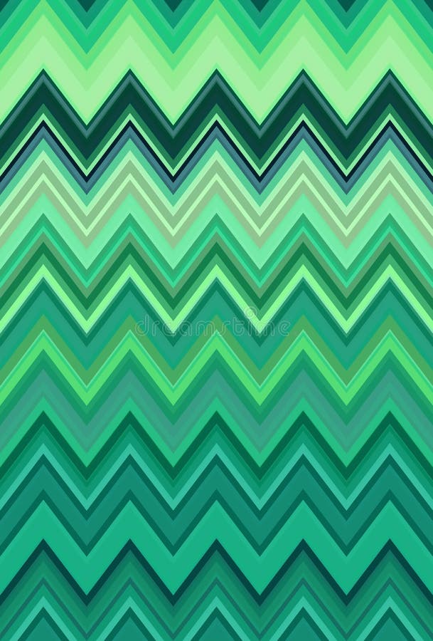 Chevron Green Foliage Grass Summer Spring Zigzag Wave Pattern Abstract ...