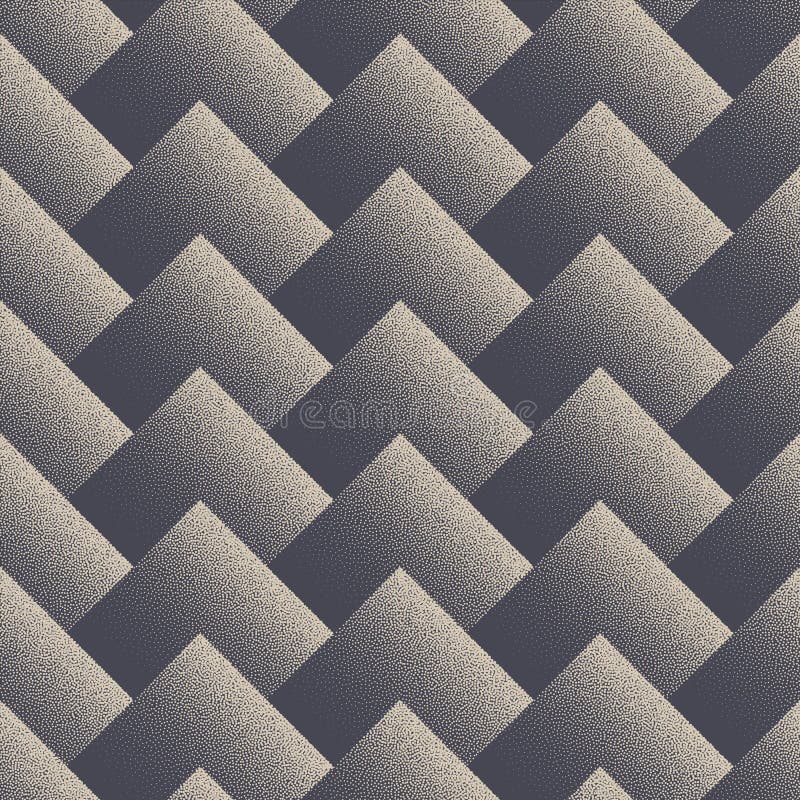 Chevron Herringbone Geometric Seamless Pattern Vector Dotted Abstract ...