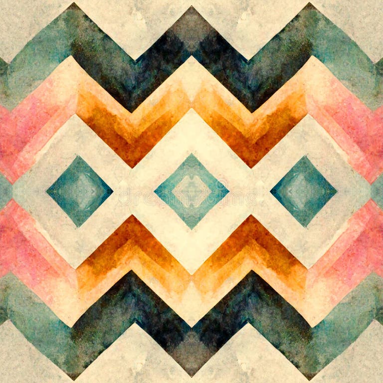 Chevron Herringbone Zig Zag V-shape Seamless Pattern Stock Illustration - Illustration of ...