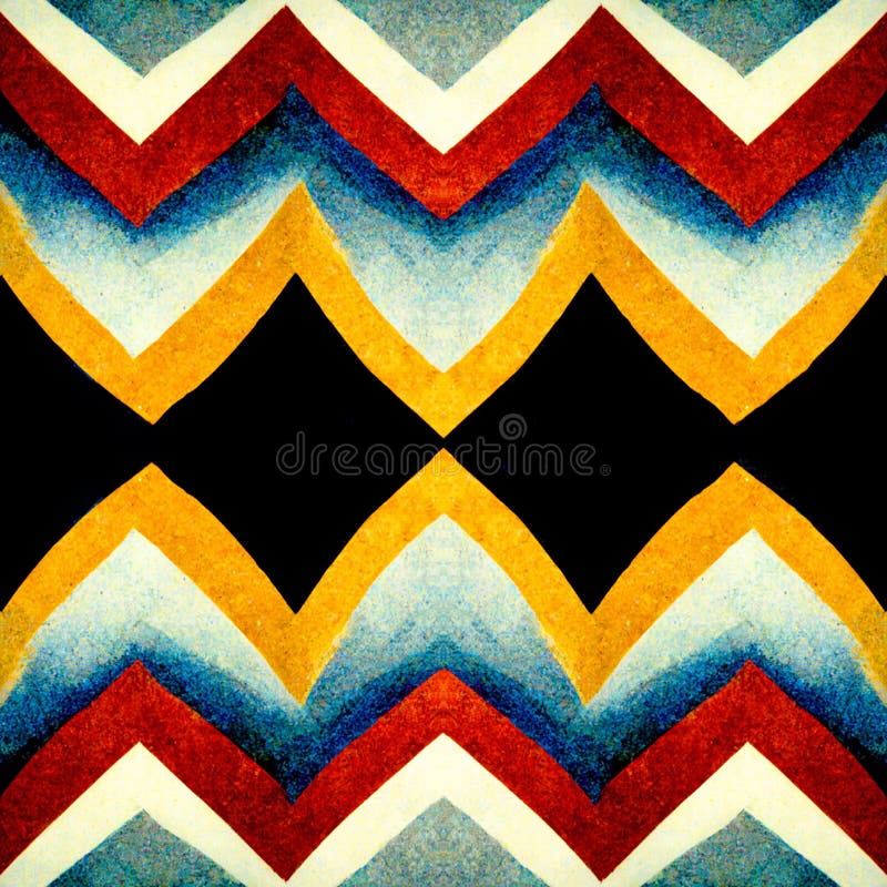 Chevron Herringbone Zig Zag V-shape Seamless Pattern Stock Illustration ...