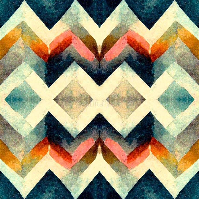 Chevron Herringbone Zig Zag V-shape Seamless Pattern Stock Illustration - Illustration of modern ...