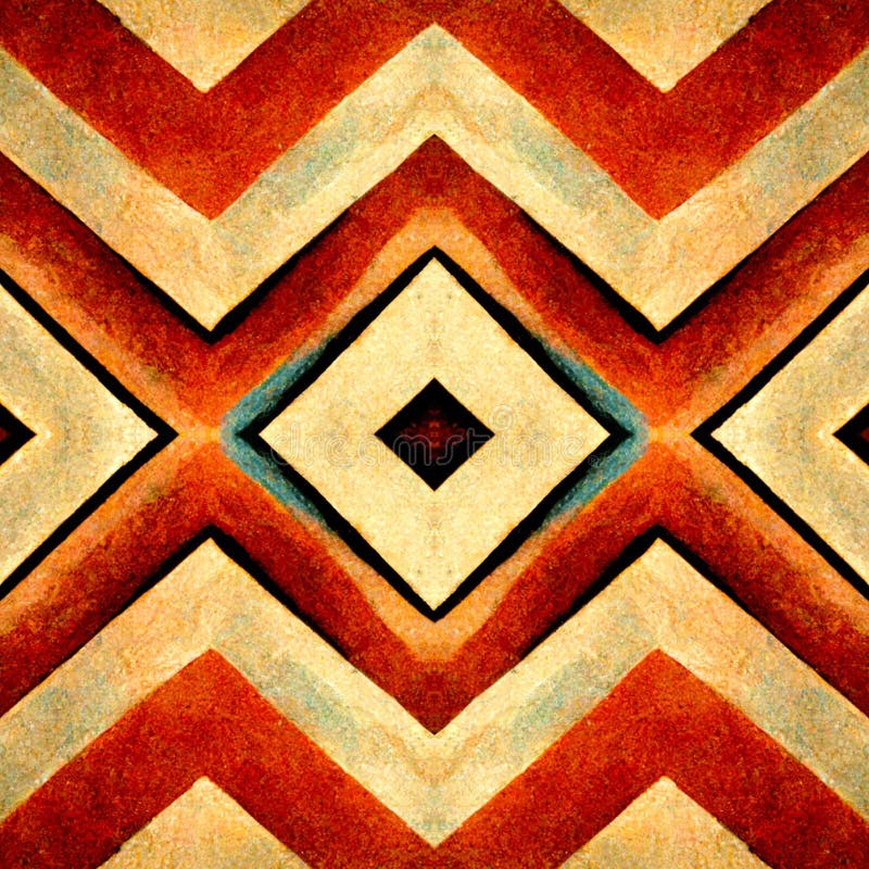 Chevron Herringbone Zig Zag V-shape Seamless Pattern Stock Illustration ...