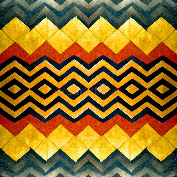 Chevron Herringbone Zig Zag V-shape Seamless Pattern Stock Illustration - Illustration of ...