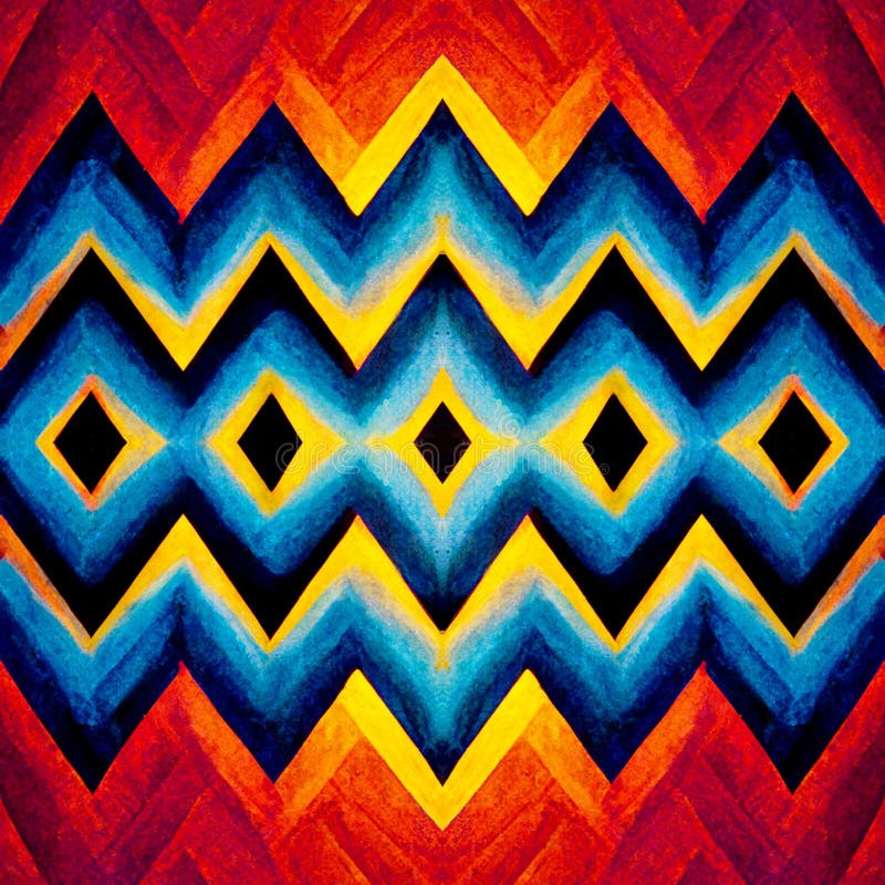Chevron Herringbone Zig Zag V-shape Seamless Pattern Stock Illustration ...
