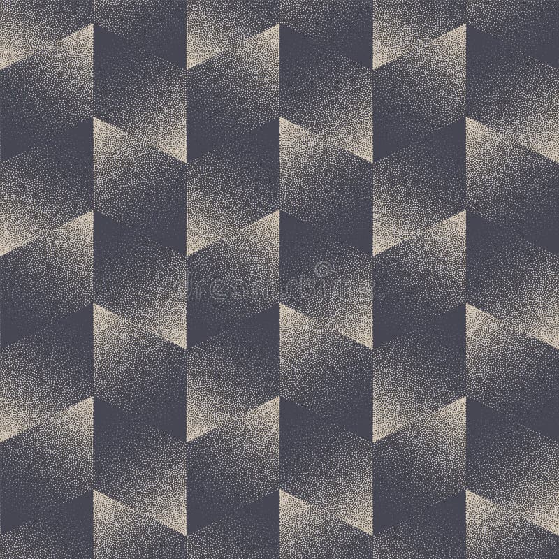 Chevron Modern Chequered Seamless Pattern Vector Dot Work Abstract ...