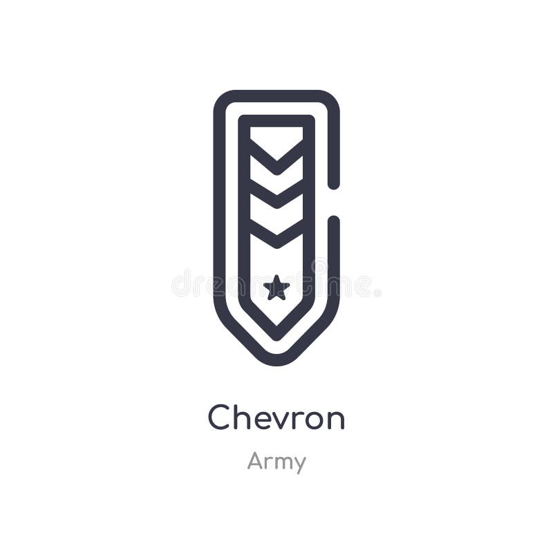 Chevron Icon. Isolated Chevron Icon Vector Illustration from Army ...