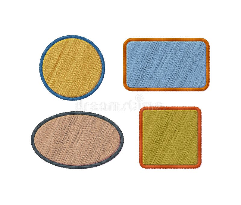 Chevron Patches Collection stock vector. Illustration of denim - 90214299