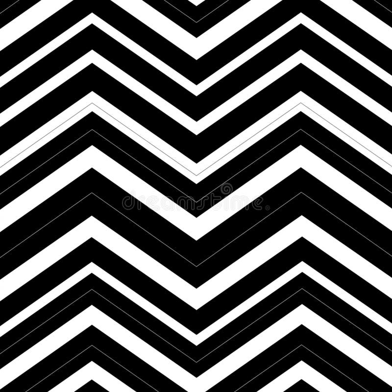Chevron Pattern with Alternating Black and White Zigzag Stripes. the ...