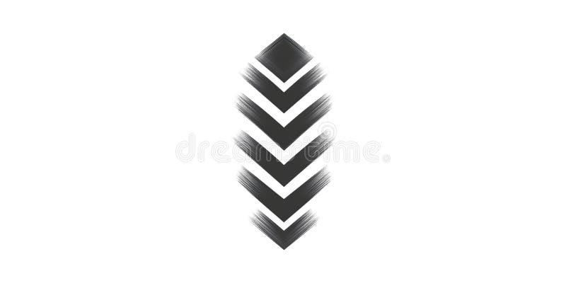 Chevron Pattern with Brush Stroke Effect. Abstract Design for Modern ...