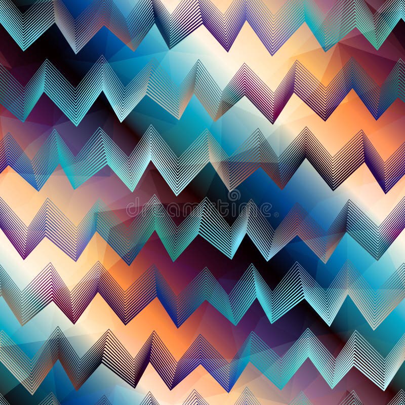 Chevron Pattern on Gradient Background Stock Vector - Illustration of ...