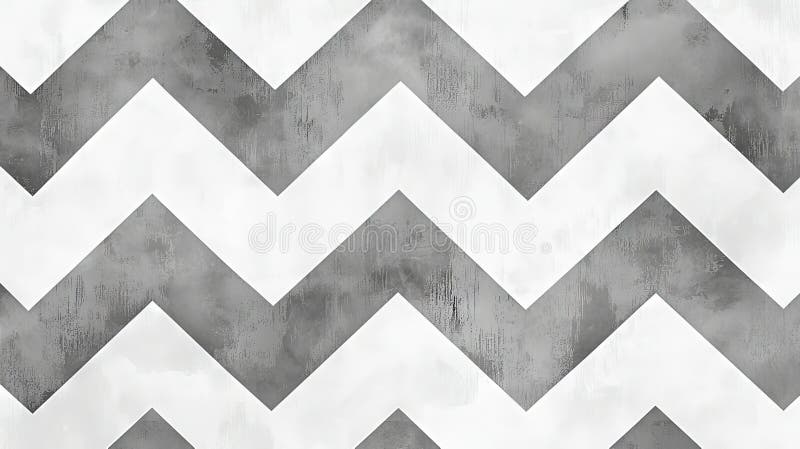 Chevron Pattern with Grey Brush Texture on White Background Stock Image ...