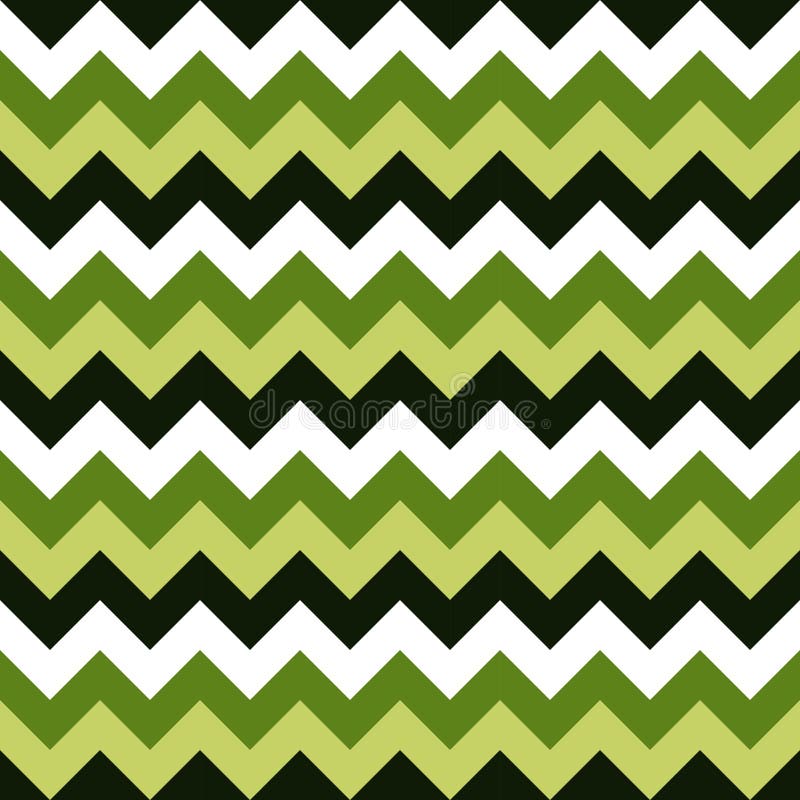 Dark Green Chevron Background