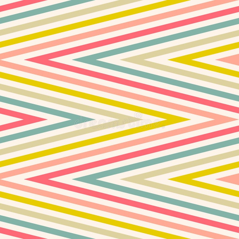 Colorful Zigzag Seamless Pattern Texture Stock Illustrations – 19,524 ...