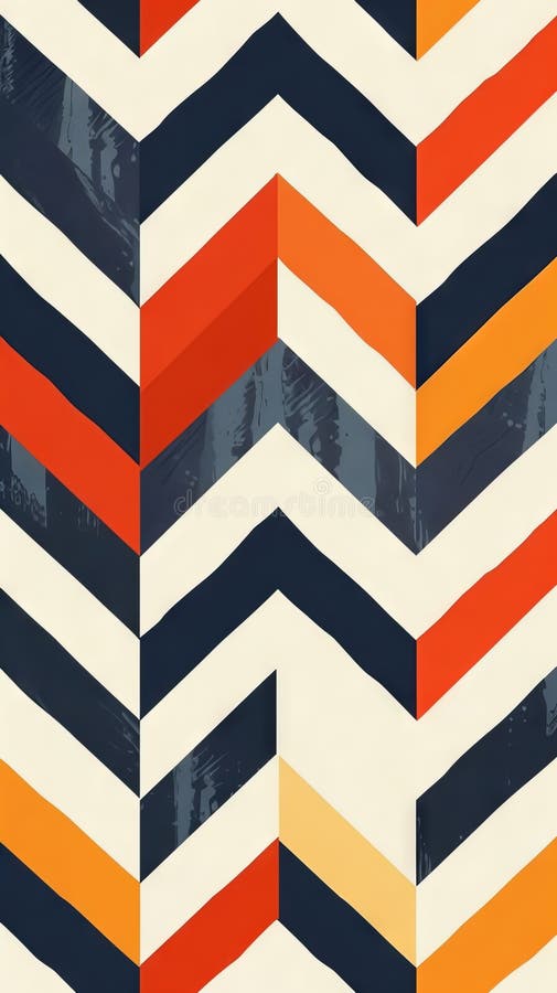 Chevron Patterns for a Contemporary Twist Stock Illustration ...