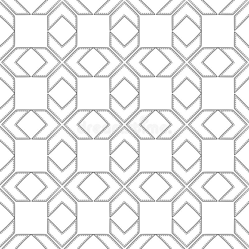 Chevron Repeat Seamless Pattern, Vector Elements. Stock Vector ...