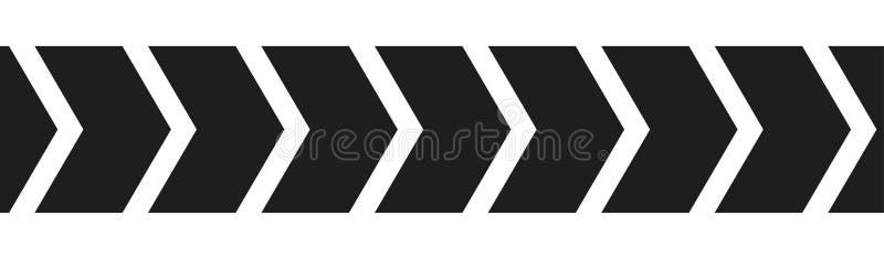 Chevron Road Marking â€“ Directional Road Guidance Vector Stock ...
