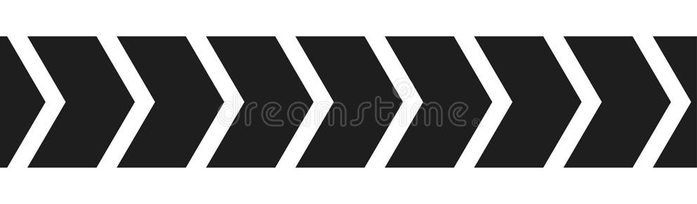 Chevron Road Marking â€“ Directional Road Guidance Vector Stock ...