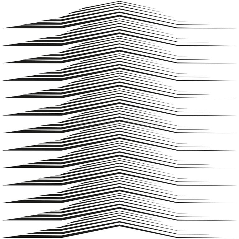 Chevron Stripe Pattern. Linear Optical Design. Bold Black Accents ...