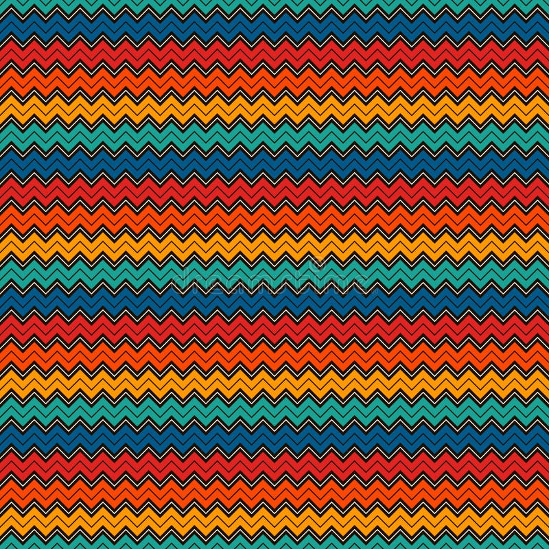 Chevron Stripes Background. Bright Seamless Pattern with Classic ...