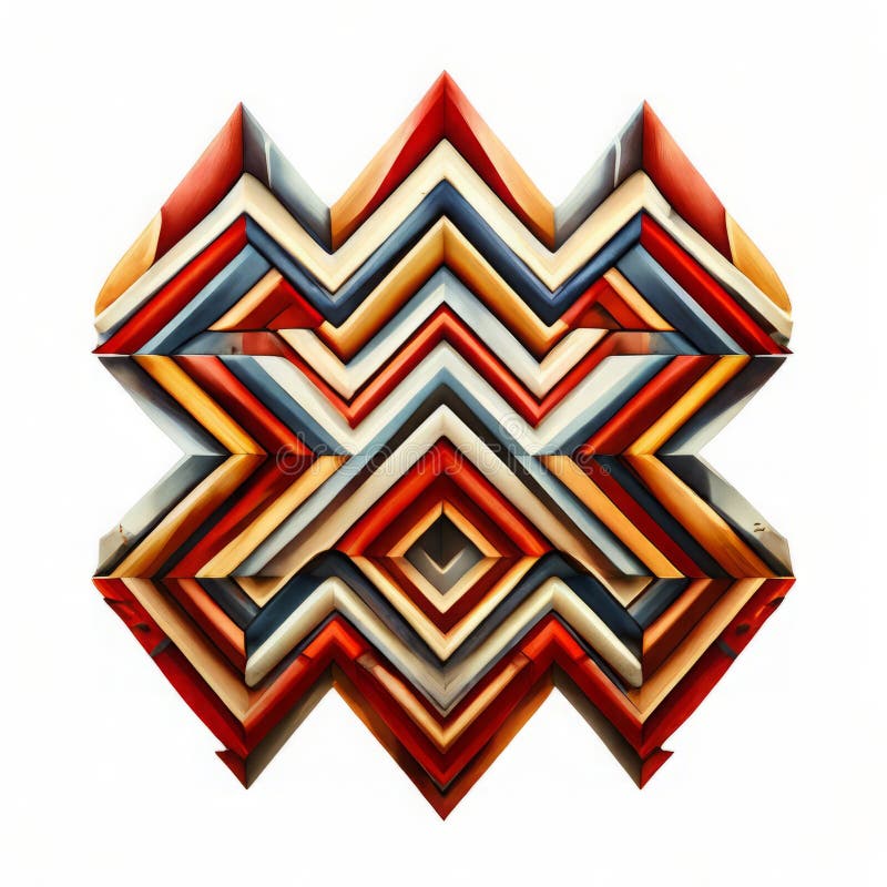 Chevron V Shaped Patterns that Repeat Horizontal Strange Old Stock ...