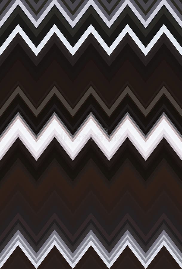 Chevron Zigzag Brown Coffee Bronze Pattern Abstract Art Background ...