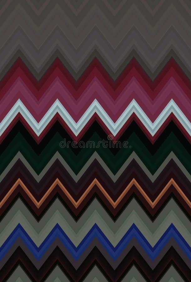 Chevron Zigzag Brown Coffee Bronze Pattern Abstract Art Background ...