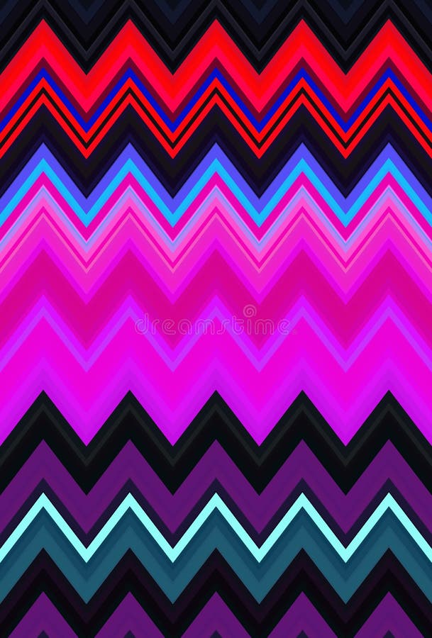 Chevron Zigzag Pattern Background Purple. Texture Decor Stock ...