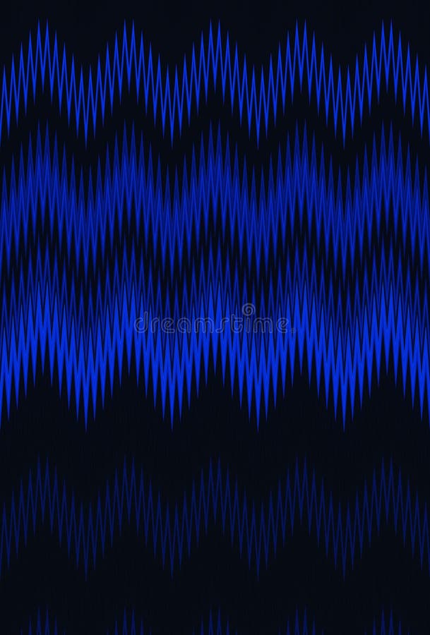 Chevron Zigzag Wave Blue Dark Pattern Abstract Art Background Trends ...