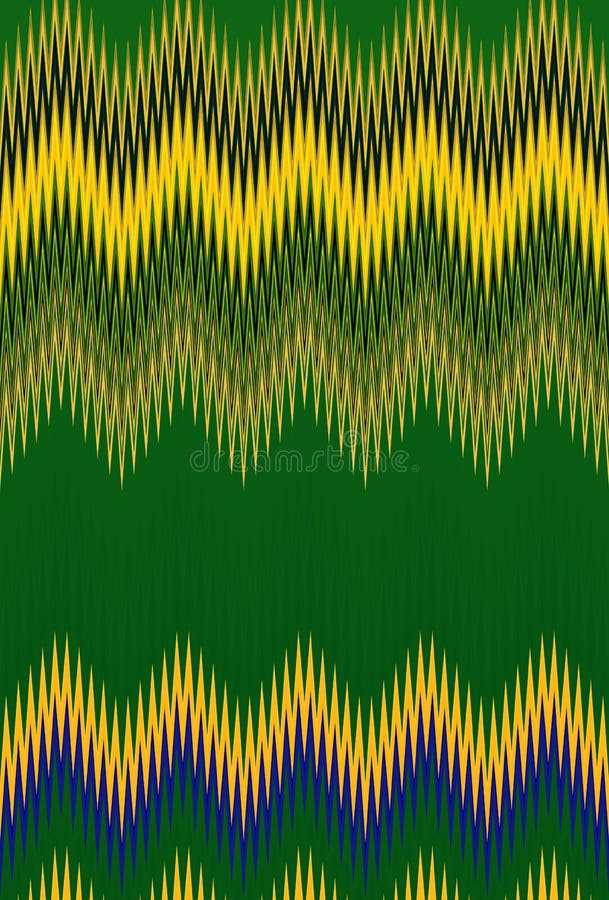 Chevron Zigzag Brazil Wave Flag Pattern Abstract Art Background Trends ...