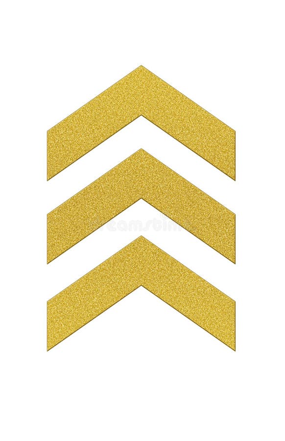 Chevrons in gold glitter stock illustration. Illustration of isolated ...
