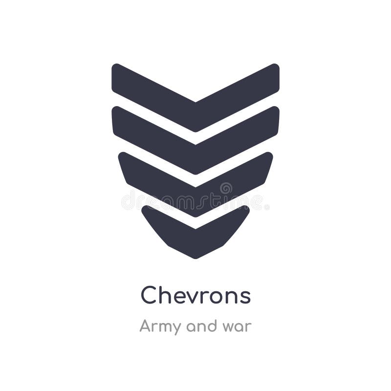 Chevrons Icon. Isolated Chevrons Icon Vector Illustration from Army and ...