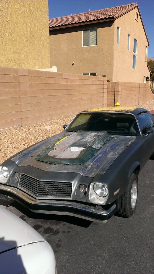 Chevy Camaro stock image. Image of camaro, grey, chevy - 153387927