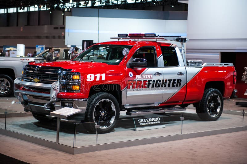 Chevy Silverado at the Chicago Auto Show Editorial Photo - Image of ...